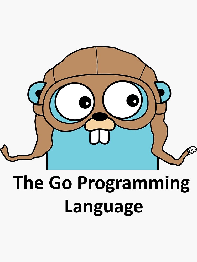 "Go Programming Language" Sticker for Sale by aquinta | Redbubble