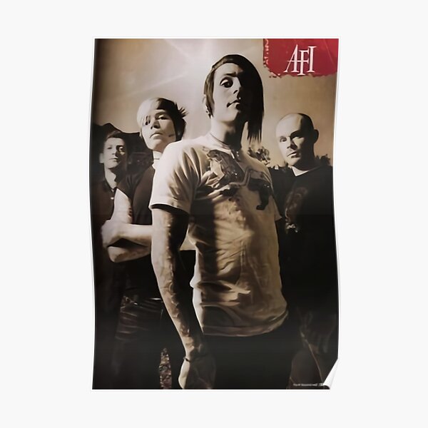 "AFI - legendary punk rock band" Poster by masson-store | Redbubble