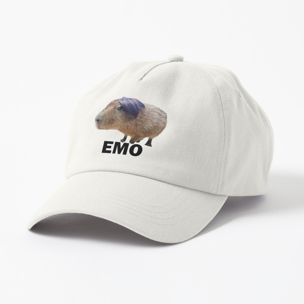 "emo capybara" Sticker for Sale by mhudakova | Redbubble