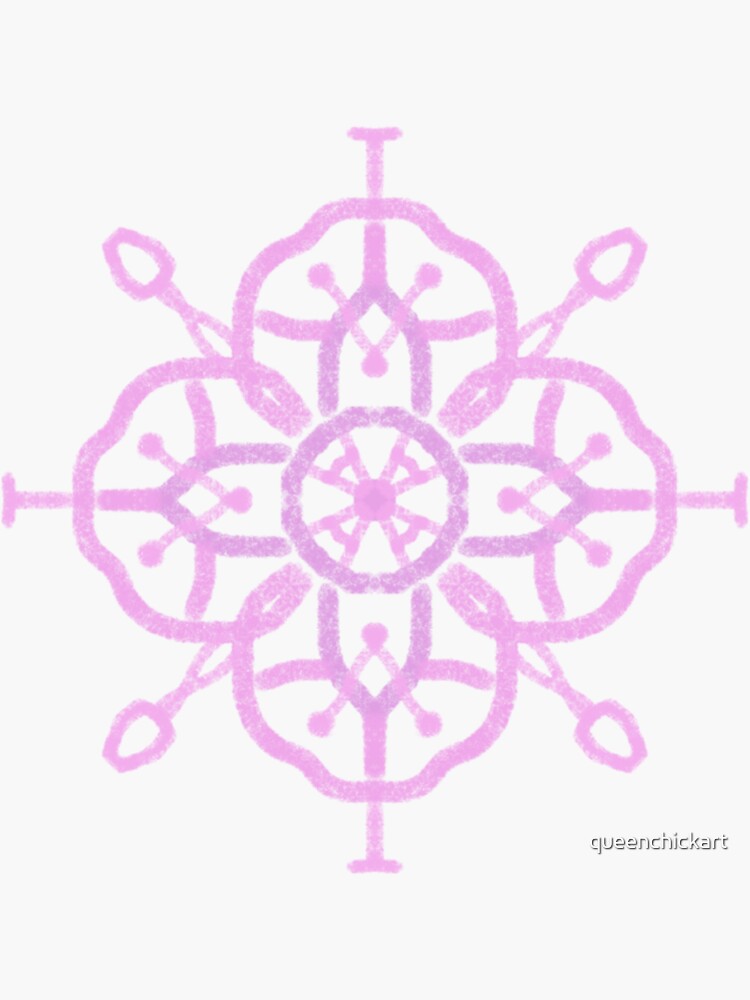 "Purple Iconic Shape" Sticker for Sale by queenchickart | Redbubble