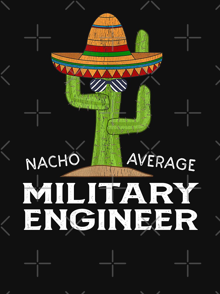 "Fun Funny Military engineer Humor Gifts, Funny Cactus illustration ...