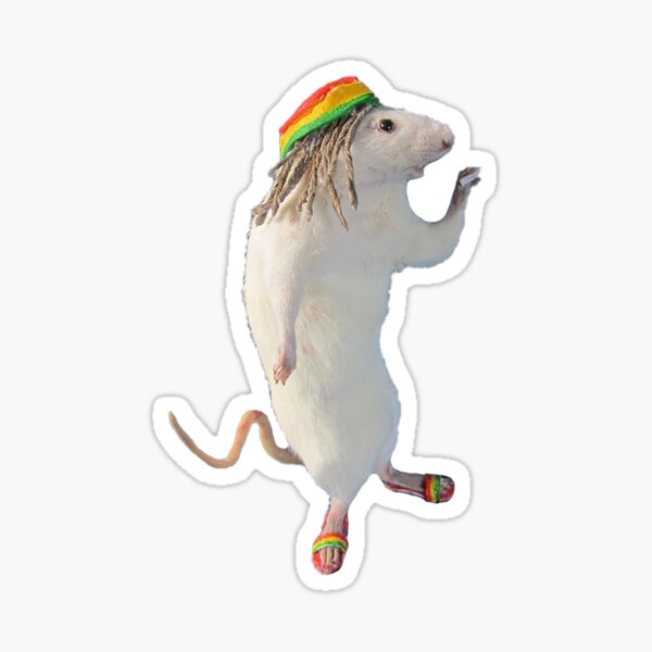 "Bob Marley Smoking Mouse" Sticker for Sale by Elliekinz13 | Redbubble