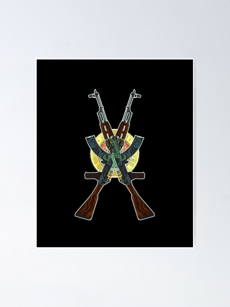 "CS GO - Skin - Rifles - AK-47 - Fire Serpent - 18443520" Poster for ...