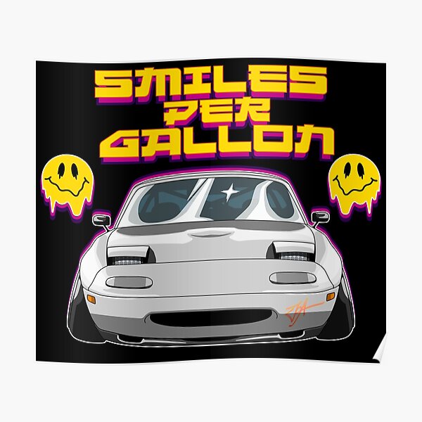 "SPG Miata " Poster for Sale by JOAcars | Redbubble