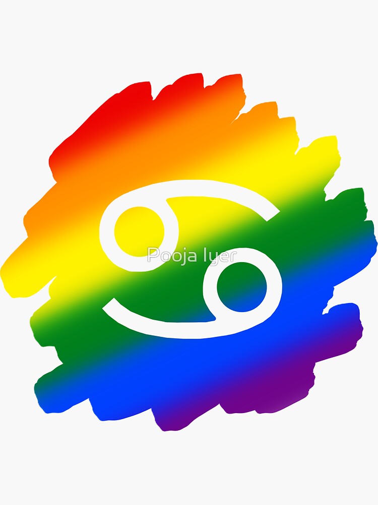 "RAINBOW CANCER" Sticker for Sale by pooja29 | Redbubble