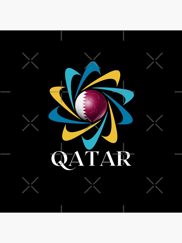 "Qatar Football soccer team Qatar" Sticker for Sale by DesignsbyMona ...
