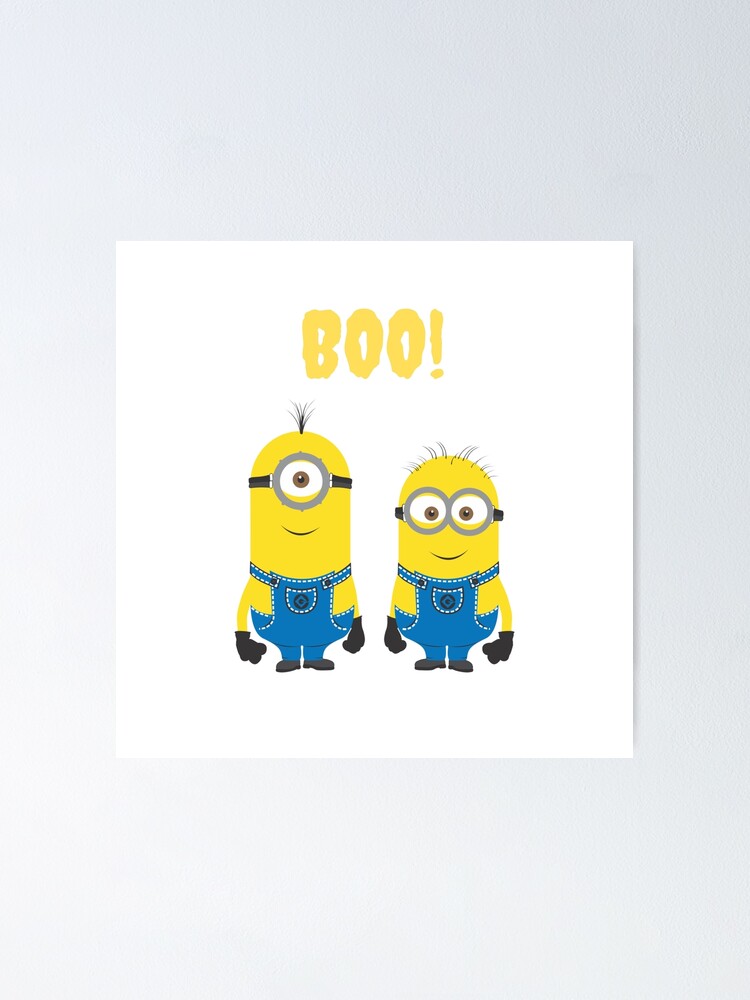 "Minions boo Best T-Shirt" Poster for Sale by MamadPC | Redbubble