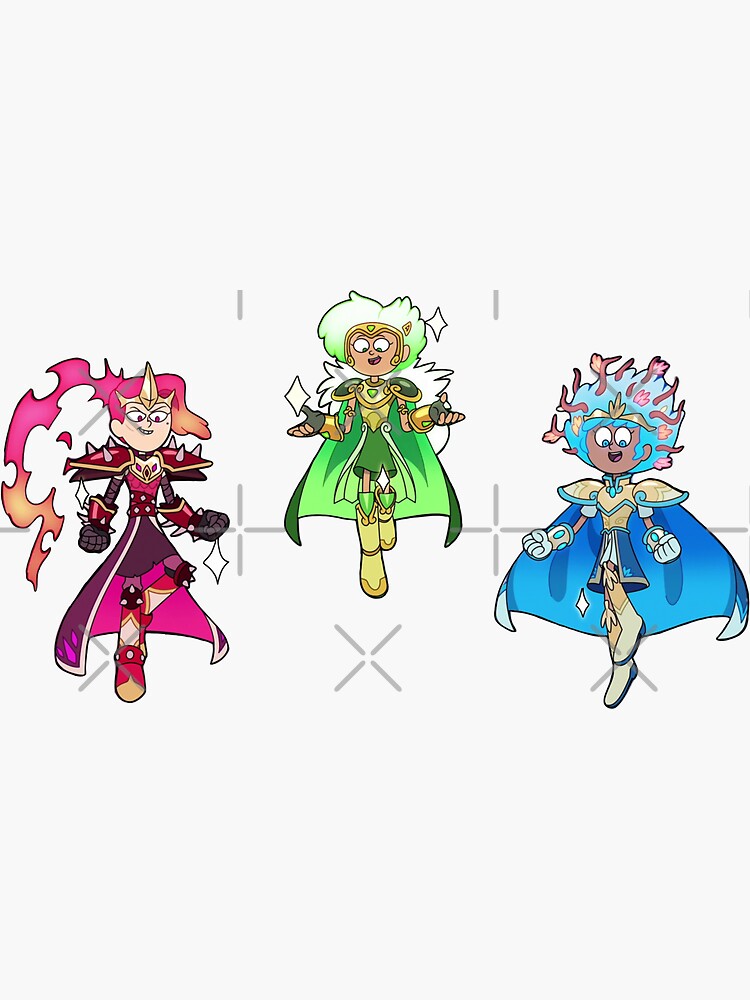 "Amphibia Calamity Trio" Sticker for Sale by Papygoose | Redbubble