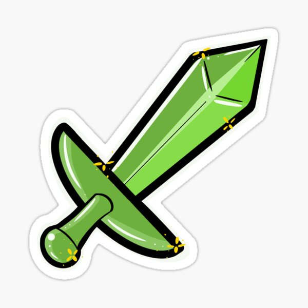 "Twitch mod sword" Sticker for Sale by CakeDotExe | Redbubble