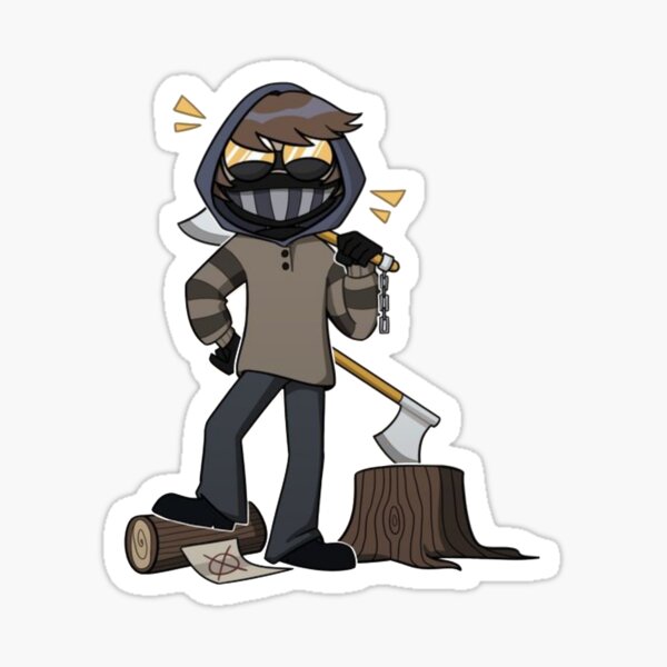 "ticci toby chibi" Sticker for Sale by vinike2200 | Redbubble