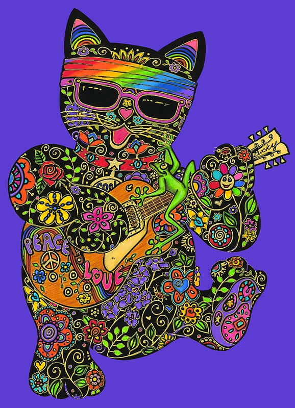 "Cool Lucky Black Cat " by ArtHarmony | Redbubble
