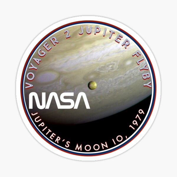 "NASA Voyager 2 Jupiter Io" Sticker for Sale by Bfwilson | Redbubble