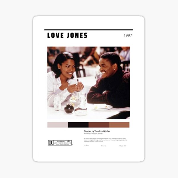 "Minimalist Movie Love Jones " Sticker for Sale by flemingvickie ...