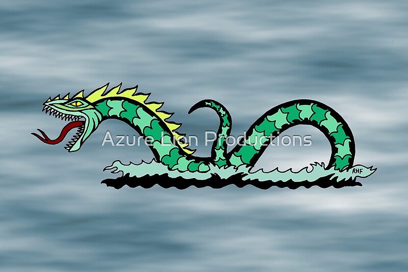 "Sea Serpent" by Richard Fay | Redbubble
