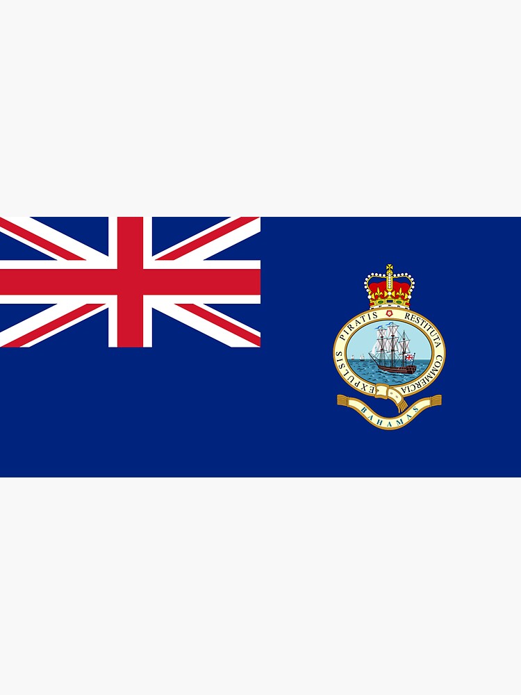 "Flag of the British Bahamas" Sticker for Sale by chiangkaishek | Redbubble
