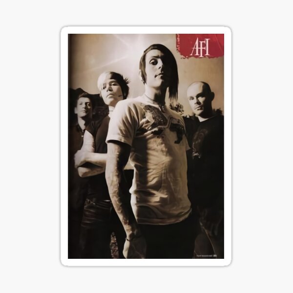 "AFI BAND Poster" Sticker for Sale by WillisMinor | Redbubble