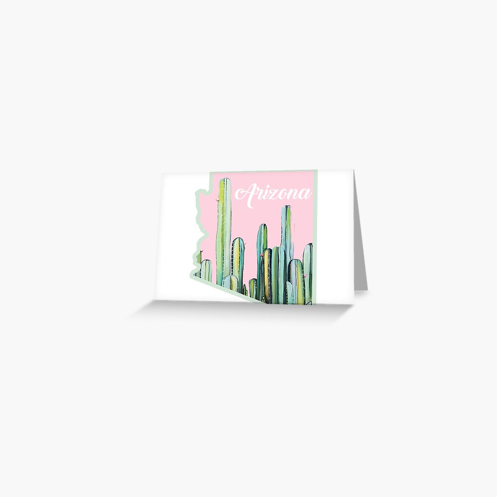 "Arizona Cactus State" Sticker for Sale by baileymincer | Redbubble
