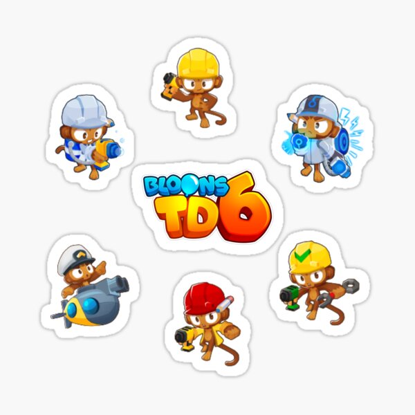"The Bloons Td 6 Pack" Sticker for Sale by LophiaLizaraga | Redbubble