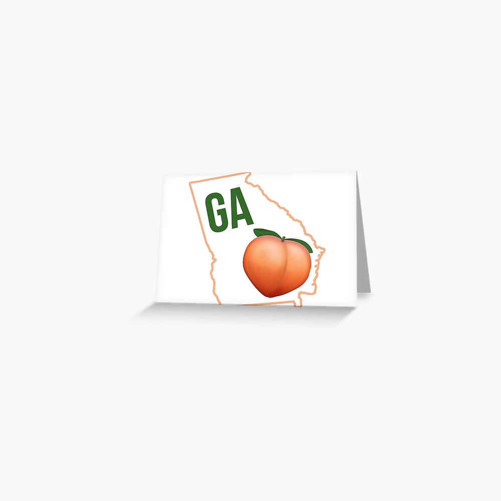 "Georgia Peach State" Sticker for Sale by baileymincer | Redbubble