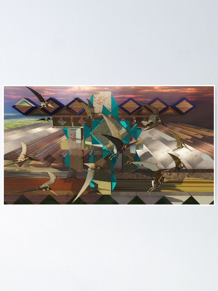 "Geoscape" Poster by sbaker5 | Redbubble