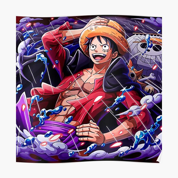"Luffy One Piece poster" Poster for Sale by davidshul | Redbubble