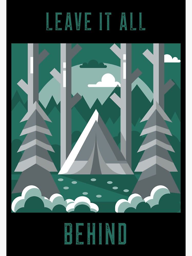 "Leave It All Behind Design " Sticker for Sale by KornelMayer | Redbubble