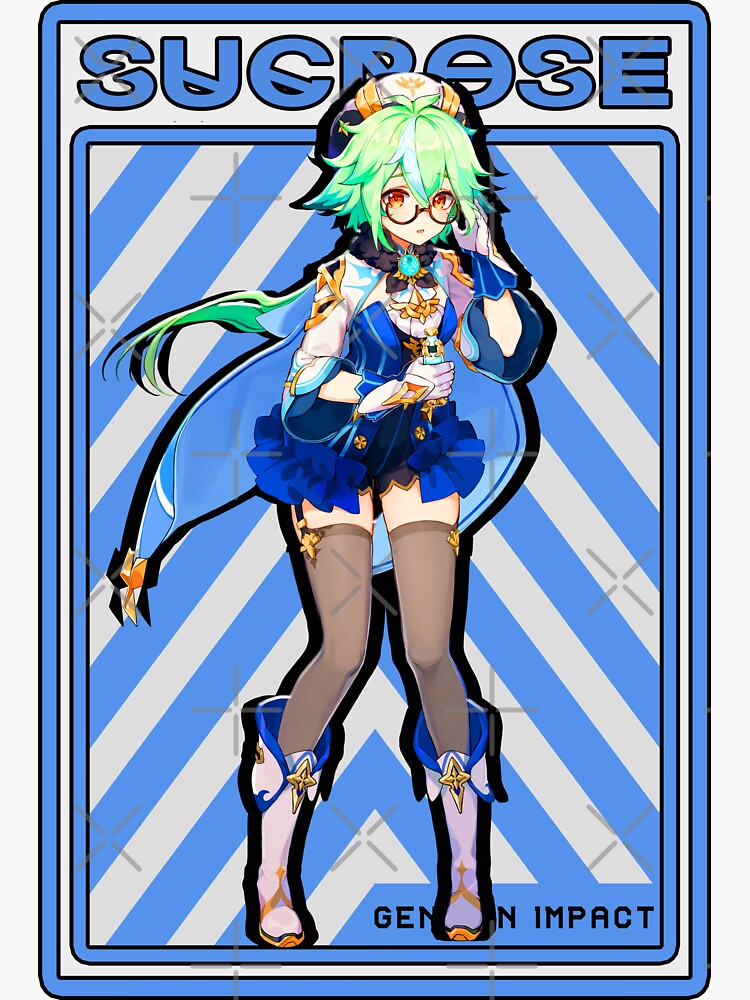 "GENSHIN IMPACT - SUCROSE" Sticker for Sale by UNCHMUNCH | Redbubble
