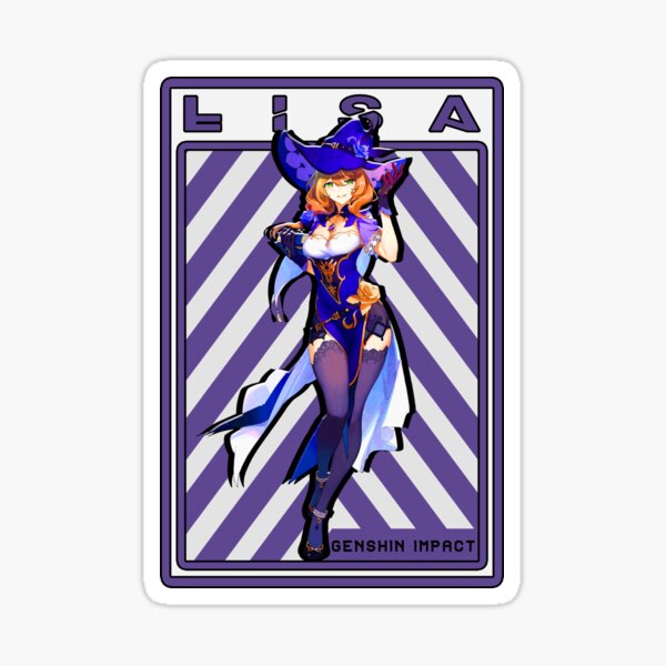 "GENSHIN IMPACT - LISA" Sticker for Sale by UNCHMUNCH | Redbubble