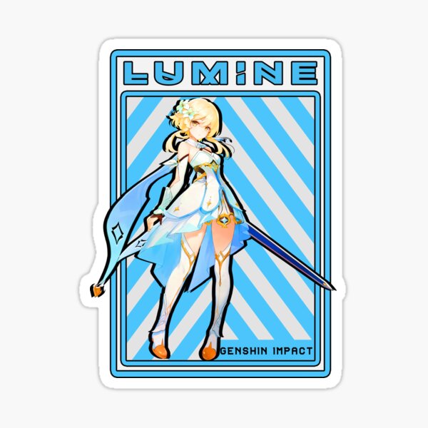 "GENSHIN IMPACT - LUMINE" Sticker for Sale by UNCHMUNCH | Redbubble