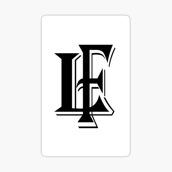 "LF" Sticker for Sale by KKenos | Redbubble