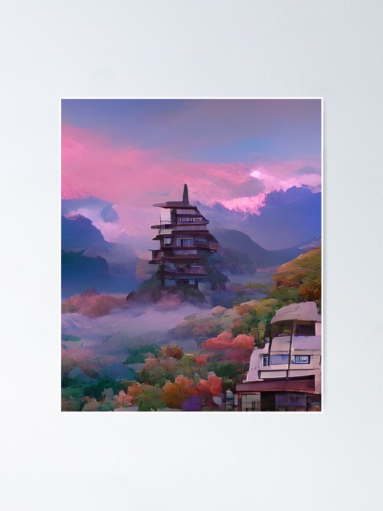 "Aesthetic Indie Mansion" Poster for Sale by Berrymedic | Redbubble