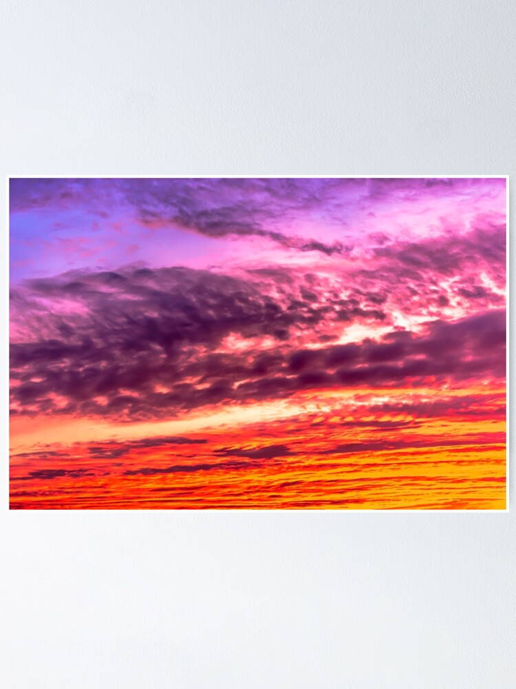 "Sunset sky" Poster by SvetlanaKorneli | Redbubble