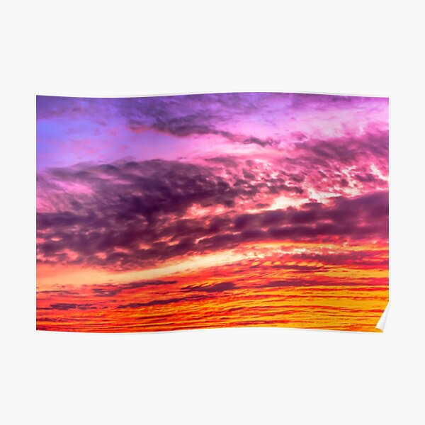 "Sunset sky" Poster by SvetlanaKorneli | Redbubble