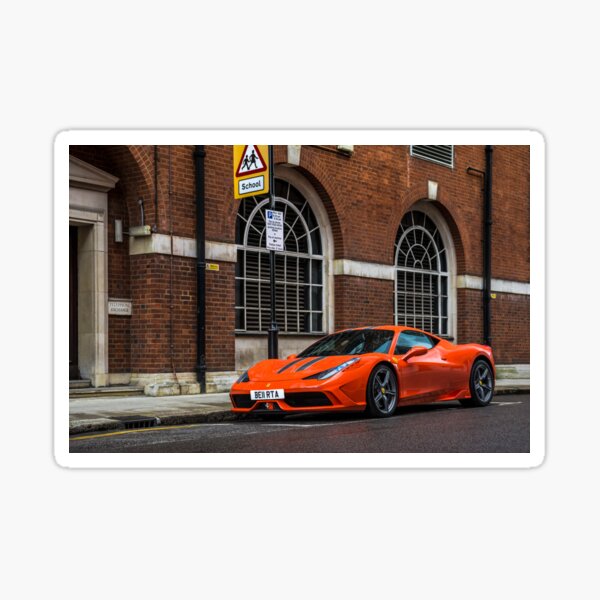 "Ferrari 458 Speciale " Sticker for Sale by ricoliu | Redbubble
