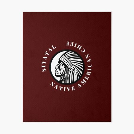 "chief seattle face" Art Board Print for Sale by LuxaDesign | Redbubble