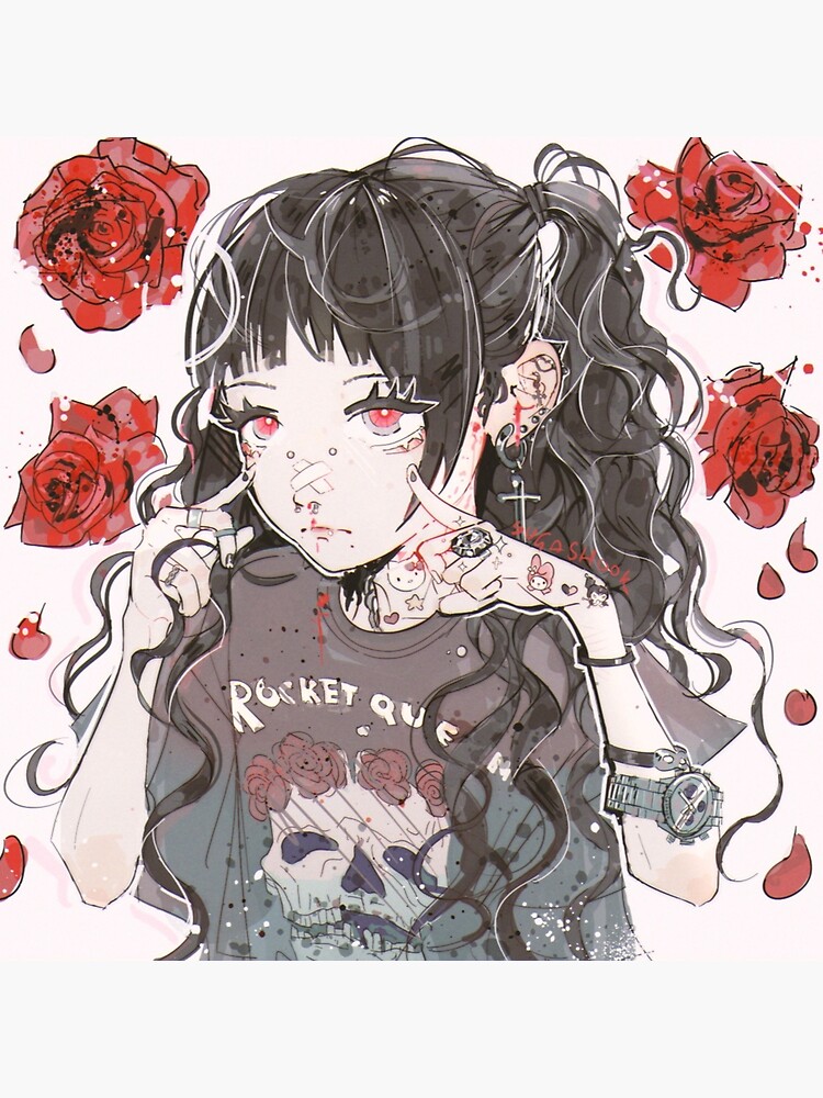 "Rocket queen anime girl" Poster for Sale by RainbowChild80 | Redbubble