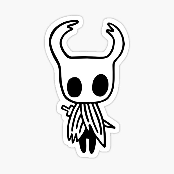 "Hollow Knight Outline V.1" Sticker for Sale by ElyDesignCo | Redbubble