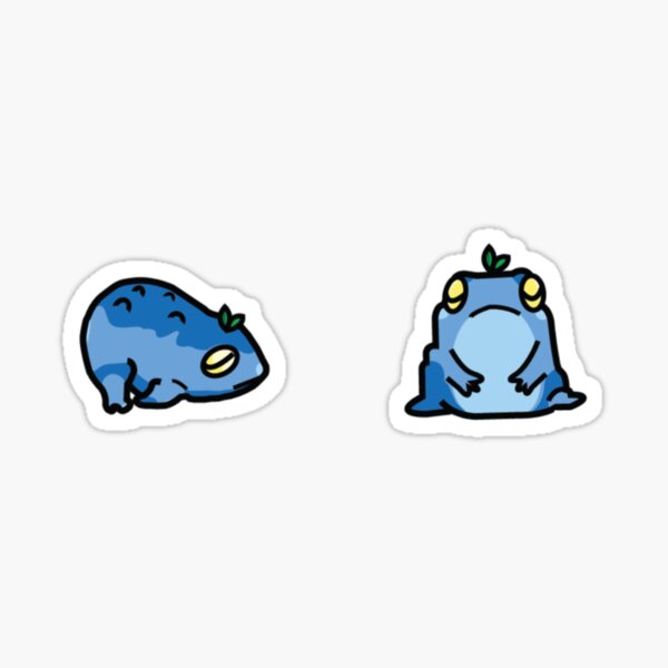 "Blueberry frog" Sticker for Sale by S4D1E | Redbubble