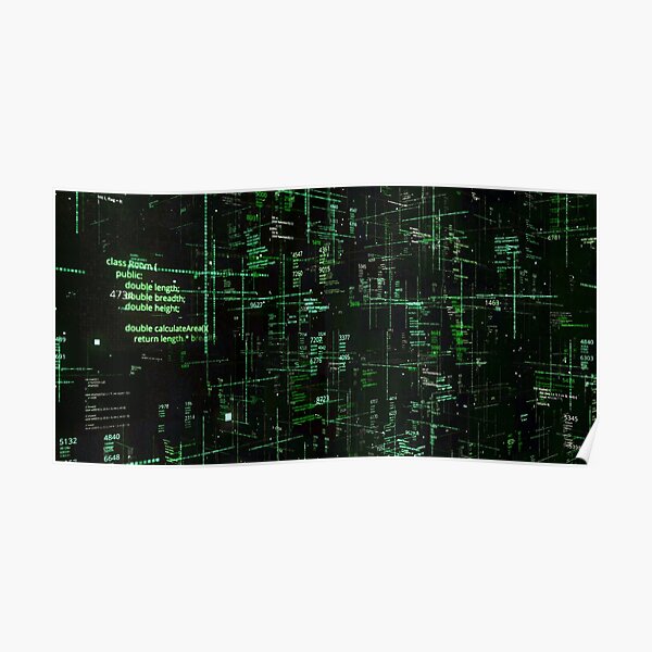 "Many Numbers and Codes in Matrix. Animation. Space inside Matrix with ...