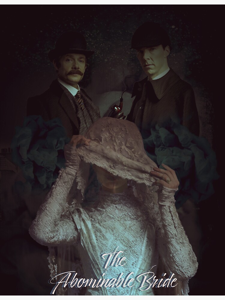 "The Abominable Bride" Sticker for Sale by RoraWightman15 | Redbubble