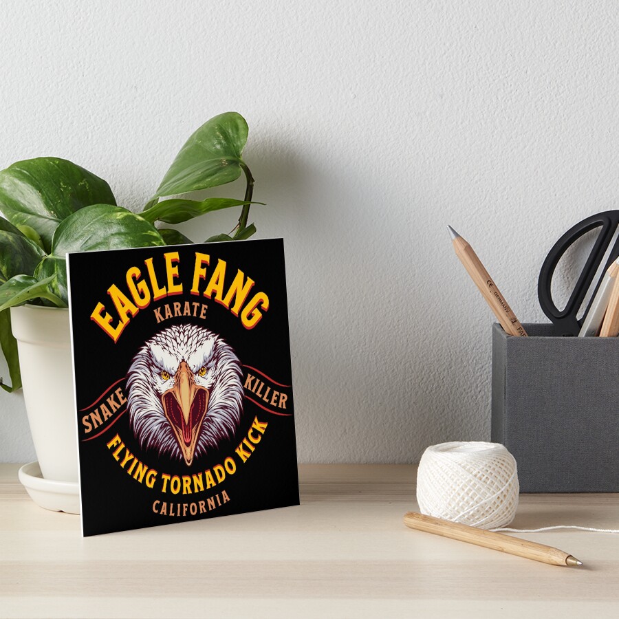 "Eagle Fang Karate, Cobra Kai" Art Board Print for Sale by shirtcrafts | Redbubble