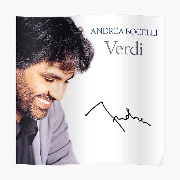 "Verdi with Signature" Poster for Sale by BryannaLaRussa | Redbubble