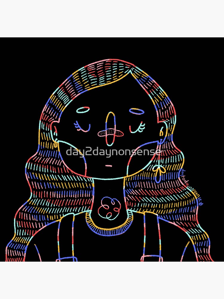 "jumbled up words." Sticker for Sale by day2daynonsense | Redbubble