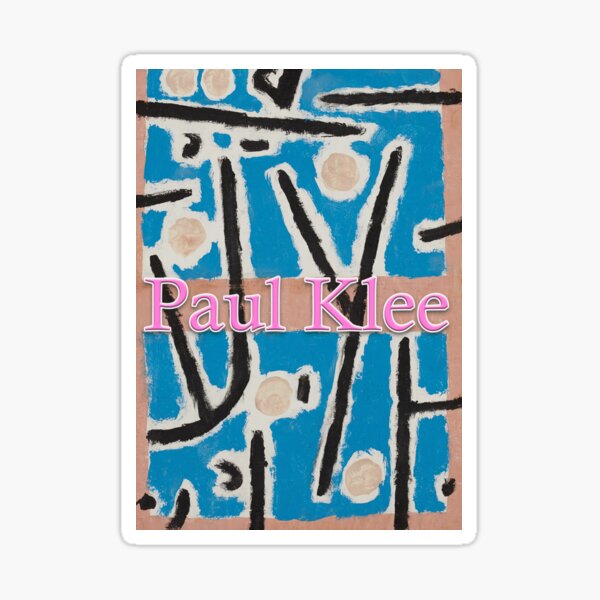 "Paul Klee untitled 1938, abstract signs and symbols" Sticker for Sale ...