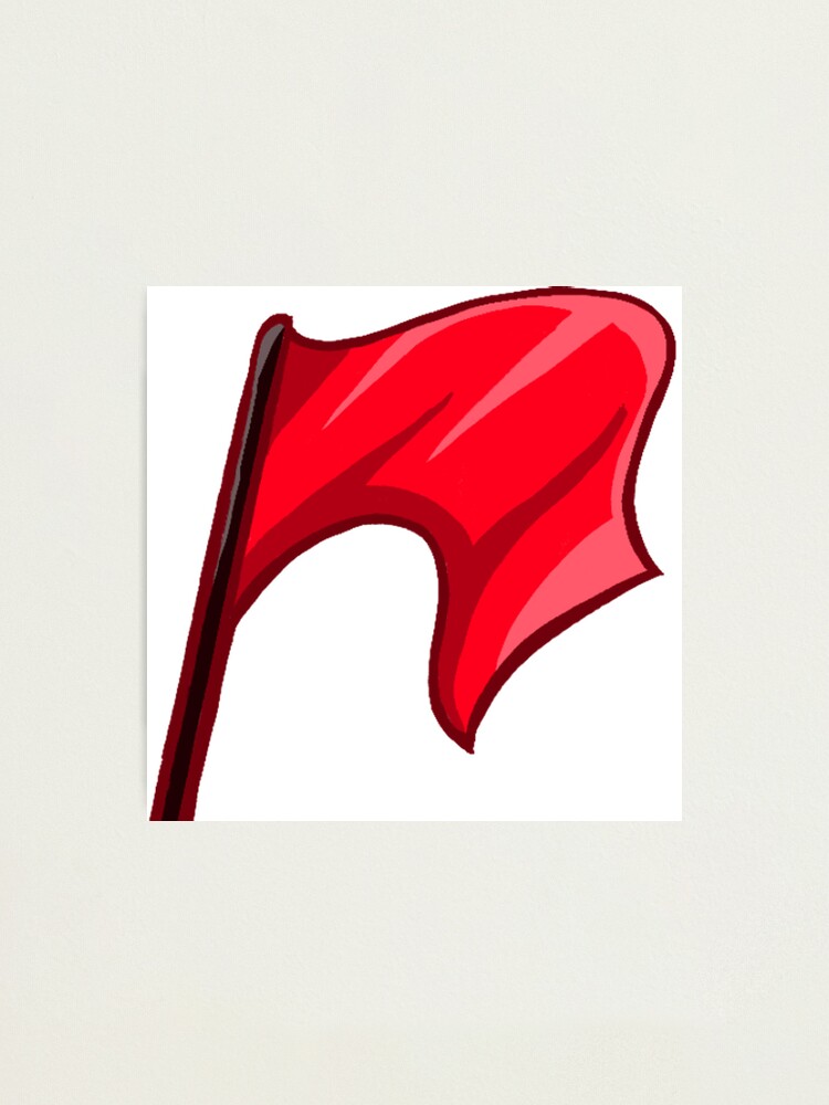 "Red, red, warning, waning, flag, flag, waving flag, emote, twitch ...