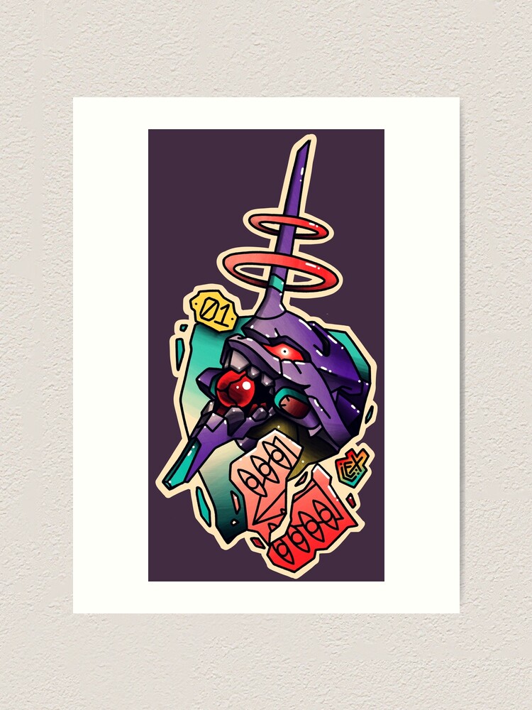 "ZERO ONE | Unit 01 berserk | Modern traditional tattoo style" Art ...