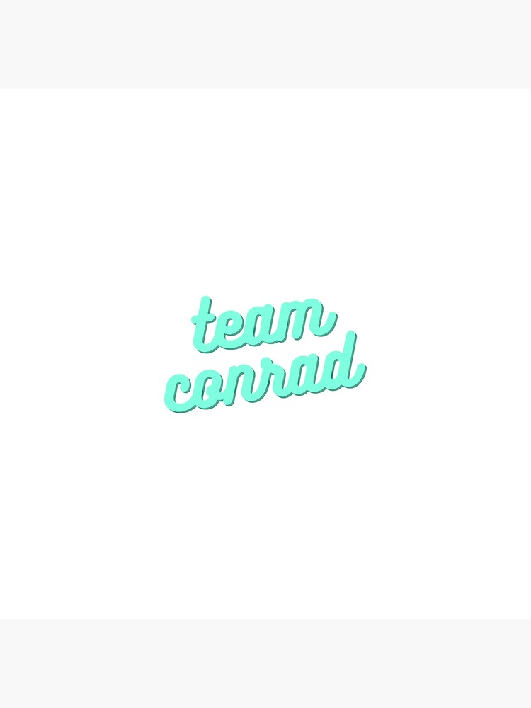 "The Summer I Turned Pretty Team Conrad Sticker" Poster for Sale by ...