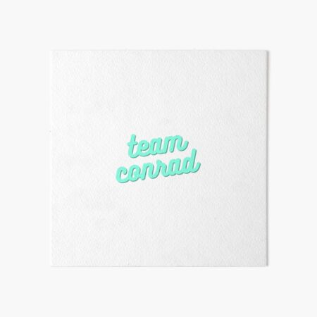 "The Summer I Turned Pretty Team Conrad Sticker" Art Board Print for ...