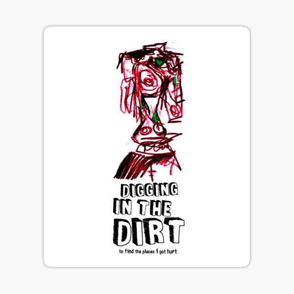 "DIGGING" Sticker for Sale by zulu-nat | Redbubble
