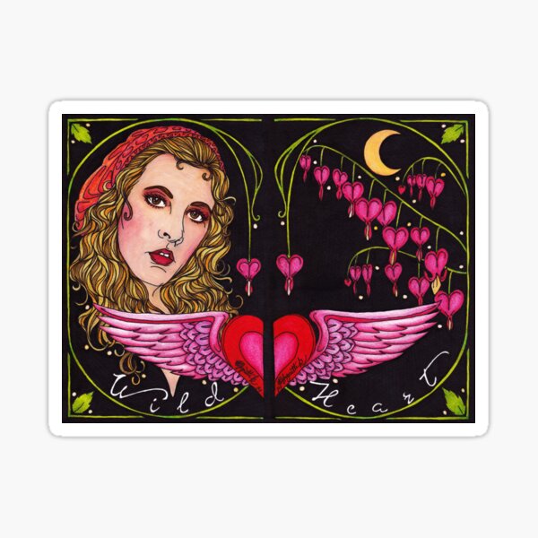 "Wild Heart" Sticker for Sale by tabelladonna | Redbubble